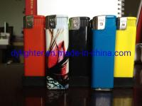 China Customizable Electronic Gas Lighter 80x25x10mm with EN13869 ISO9994 Certificates for sale