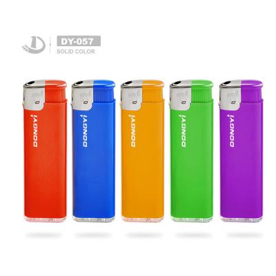 China Disposable Electronic Lighter 80x25x10mm Custom Logo DY-057 OEM for sale