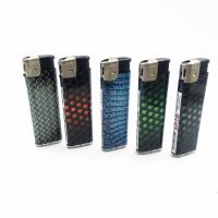China Disposable Plastic Electronic Petrol Cigarette Lighter 80x25x10mm Child Resistance for sale
