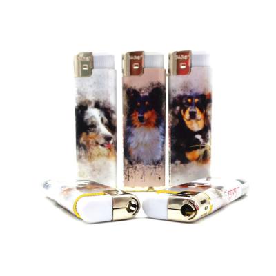China Custom Disposable Butane Lighter 80x25x10mm ISO9001 Certified Plastic Electric Cigarette Lighter for sale