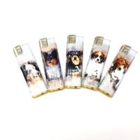 China Custom Disposable Butane Lighter 80x25x10mm ISO9001 Certified Plastic Electric Cigarette Lighter for sale