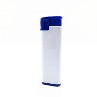 China Disposable Advertising Lighter 80x25x10mm Custom Logo Promotional Gift Cigarette Lighter for sale
