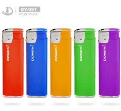 China OEM Custom Electronic Gas Lighter EN13869 Certified 8.0x2.5x1.0cm Five Colors for sale