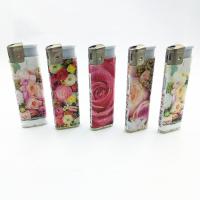 China OEM Custom Electronic Gas Lighter EN13869 Certified 8.0x2.5x1.0cm Five Colors for sale