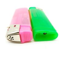 China ISO9994 Windproof Lighter DY-F011 British Style ABS Plastic 7.94x2.67x1.38cm for sale