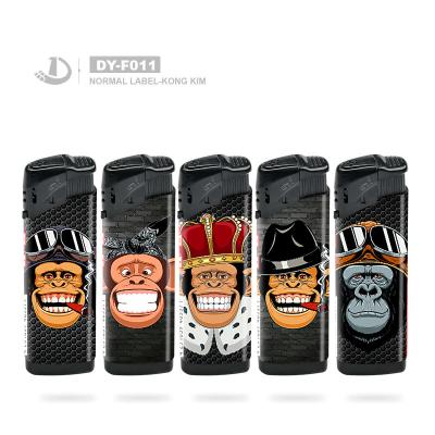 China Disposable Windproof Gas Lighter 7.94x2.67x1.38cm DY-F011 Custom Logo Promotional for sale
