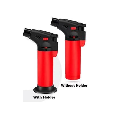 China Refillable Windproof Jet Flame Butane Lighter 114x66x50mm Custom Logo OEM for sale