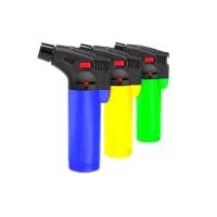China Refillable Windproof Jet Flame Butane Lighter 114x66x50mm Custom Logo OEM for sale