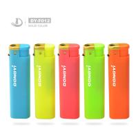 China OEM Windproof Lighter Transparent Color ABS AS 7.88x2.1x1.1 cm for Promotion for sale