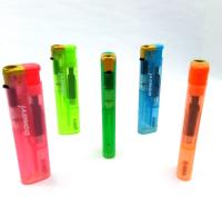 China DY-F012 Jet Flame Lighter Electronic Windproof 7.88x2.1x1.1cm ABS AS High Standard for sale