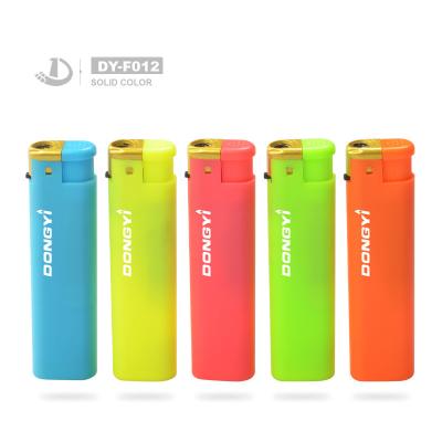 China Custom Turbo Flame Lighter DY-F012 ABS AS Windproof 7.88x2.1x1.1cm for Promotional Gifts for sale