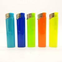 China Custom Logo Colorful Sticker Electric Cigarette Lighter 80.8x20.2x11.8mm ISO9001 for sale