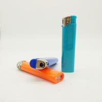China Custom Logo Colorful Sticker Electric Cigarette Lighter 80.8x20.2x11.8mm ISO9001 for sale