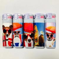 China DY-F016 Windproof Lighter with Gas 7.8x2.36x1.55cm ABS AS Custom Logo OEM for sale