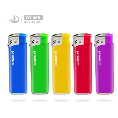 China Disposable Plastic Electric Lighter DY-065 82.6mm ABS Imported Material for Business for sale
