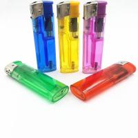 China Refillable Electronic Cigarette Lighter DY-007 82mm ABS Flame Design for sale