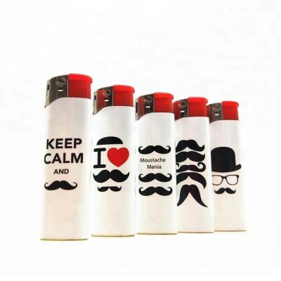 China ISO9994 Certified Color Plastic Fashion Gas Lighter 82mm for Europe for sale