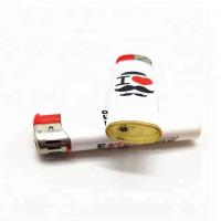 China ISO9994 Certified Color Plastic Fashion Gas Lighter 82mm for Europe for sale