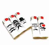 China ISO9994 Certified Color Plastic Fashion Gas Lighter 82mm for Europe for sale