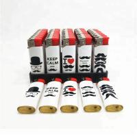 China ISO9994 Certified Color Plastic Fashion Gas Lighter 82mm for Europe for sale