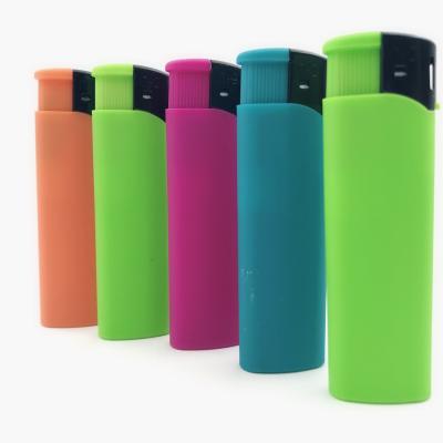 China Portable Electronic Disposable Lighter 82x24x12mm Custom Logo OEM for sale