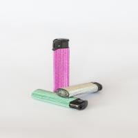 China DY-007 Refillable Gas Lighter 65 Degree Heat Resistant 82mm ABS Plastic Adult Lighter for sale