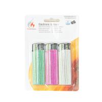 China DY-007 Refillable Gas Lighter 65 Degree Heat Resistant 82mm ABS Plastic Adult Lighter for sale