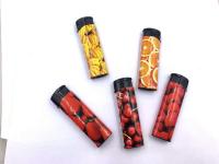 China Refillable Plastic Zinc Alloy Electronic Butane Gas Lighter 82x24.2x12.3mm Disposable for sale