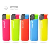 China Wholesale Rubber Color Electronic Cigarette Lighter 8.2cm Five Color Torch DY-007 for sale