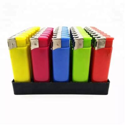 China DY-007 European Gas Electric Lighter 82mm ABS Cigarette Lighter for Export for sale