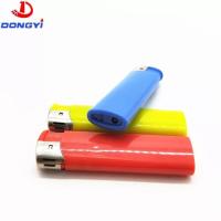 China DY-007 European Gas Electric Lighter 82mm ABS Cigarette Lighter for Export for sale