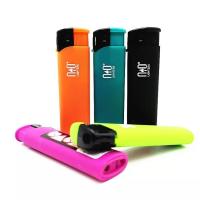 China Pocket Size Rechargeable Electric Lighter Butane Power 82mm Portable Lighter for sale