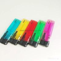 China Mini Plastic Disposable Lighter 82mm Cigarette Smoking Gas Flint Lighter for Wholesale for sale