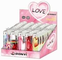 China Child Resistant Plastic Electronic Gas Lighter 82mm ISO9994 Certified Custom Logo for sale