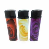 China Wholesale Portable Colorful Plastic Disposable Refillable Torch Lighter 82mm ABS AS for sale