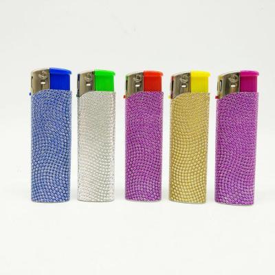China Electric Butane Gas Lighter 82x24x12mm ABS AS 5 Colors Custom Logo OEM for sale