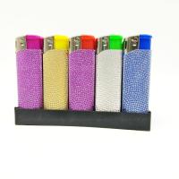 China Electric Butane Gas Lighter 82x24x12mm ABS AS 5 Colors Custom Logo OEM for sale