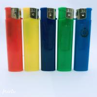 China Disposable Electronic Cigarette Lighter 80x23.7x11.8mm with Print Logo and Black Cap OEM for sale