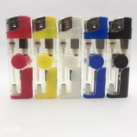 China Rechargeable Butane Gas Cigarette Lighter 82.2mm ISO 9994 Custom Carton 43x26x27cm for sale