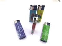 China Disposable Electronic Cigarette Lighter 78.4x22.9x11mm ABS AS for Libya Export for sale