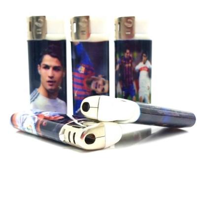 China Plastic Disposable Electric Gas Lighter DY-818 Mini 63.2mm for Cigarette Distribution for sale