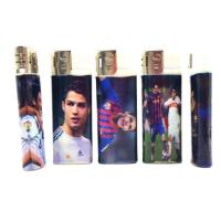 China Plastic Disposable Electric Gas Lighter DY-818 Mini 63.2mm for Cigarette Distribution for sale