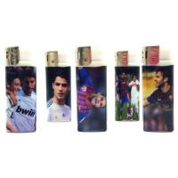 China Plastic Disposable Electric Gas Lighter DY-818 Mini 63.2mm for Cigarette Distribution for sale
