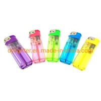 China DY-588 Cigarette Baida Lighter 82.2x24.9x11.8mm OEM Disposable Refillable Flint Lighter for sale