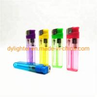China DY-588 Cigarette Baida Lighter 82.2x24.9x11.8mm OEM Disposable Refillable Flint Lighter for sale