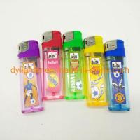 China DY-588 Transparent Five Colors Kitchen Gas Lighter 82.2mm Durable Disposable or Refillable for sale