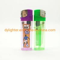China DY-588 Transparent Five Colors Kitchen Gas Lighter 82.2mm Durable Disposable or Refillable for sale