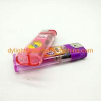 China DY-588 Transparent Five Colors Kitchen Gas Lighter 82.2mm Durable Disposable or Refillable for sale