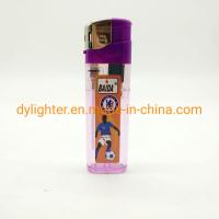 China DY-588 Transparent Five Colors Kitchen Gas Lighter 82.2mm Durable Disposable or Refillable for sale