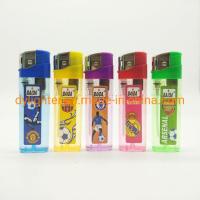 China DY-588 Transparent Five Colors Kitchen Gas Lighter 82.2mm Durable Disposable or Refillable for sale